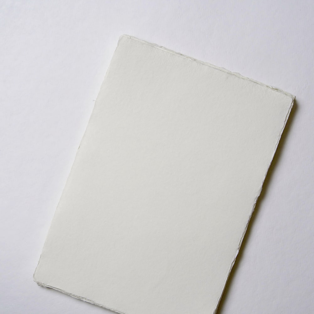 210gsm Ivory, A4 – Handmade Cotton Rag Deckle Edge Paper – Sri ...