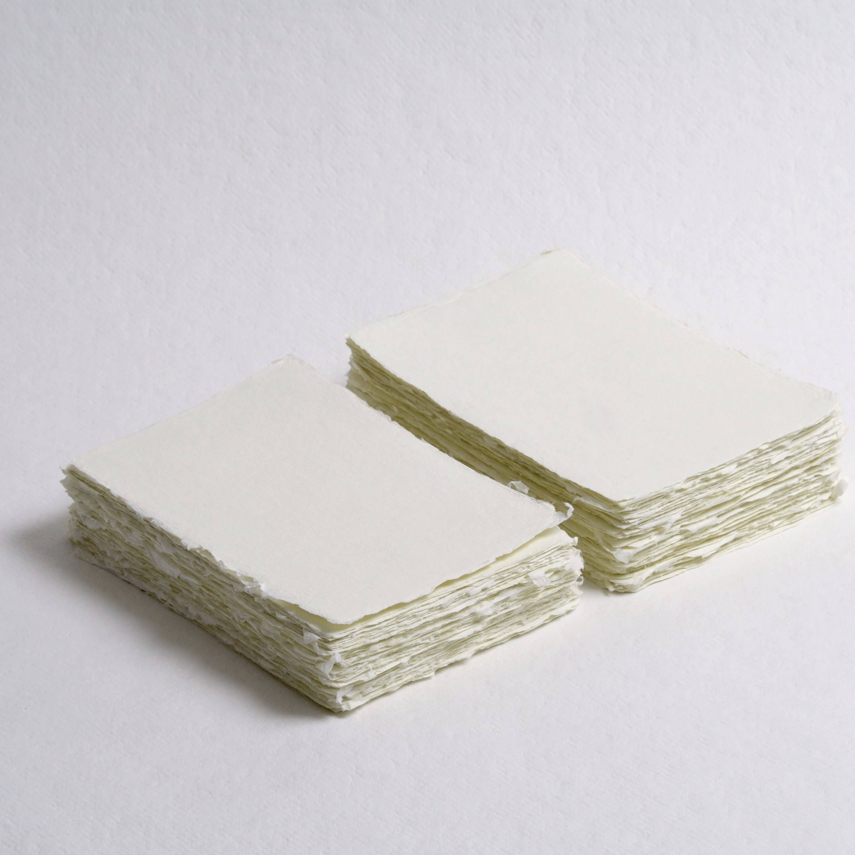 210gsm Ivory, A6 – Handmade Cotton Rag Deckle Edge Paper – Sri ...